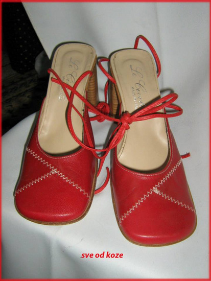sandale koza 37 vintage kao nove
