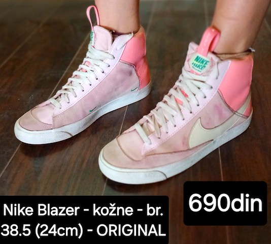 Nike Blazer patike duboke kožne br. 38.5 ORIGINAL