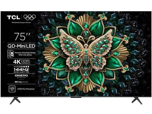 TCL Televizor 75C6K/QLED-Mini LED/75"/4K UHD/144Hz/Google TV