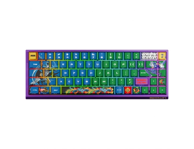 Spawn Batman mehanička gejmerska tastatura ljubičasta