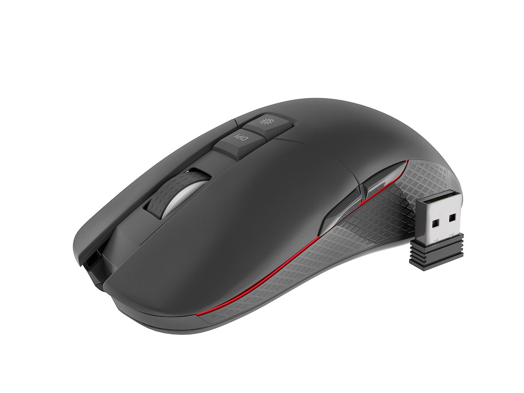 Genesis Zircon 330 (NMG-1321) bežični optički gejmerski miš 3600dpi crni