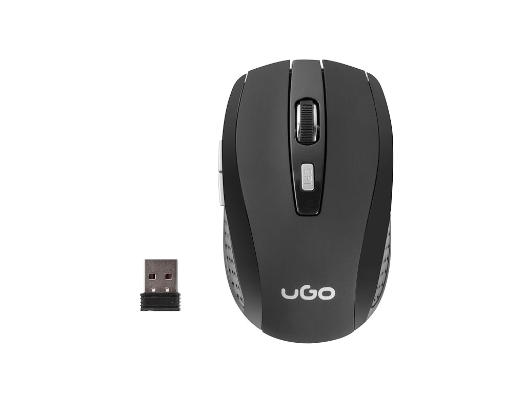 Ugo UMY-1076 MY-03 bežični optički miš 1800dpi crni