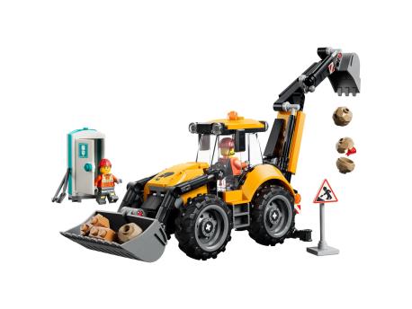 LEGO 60480 Žuti bager-utovarivač