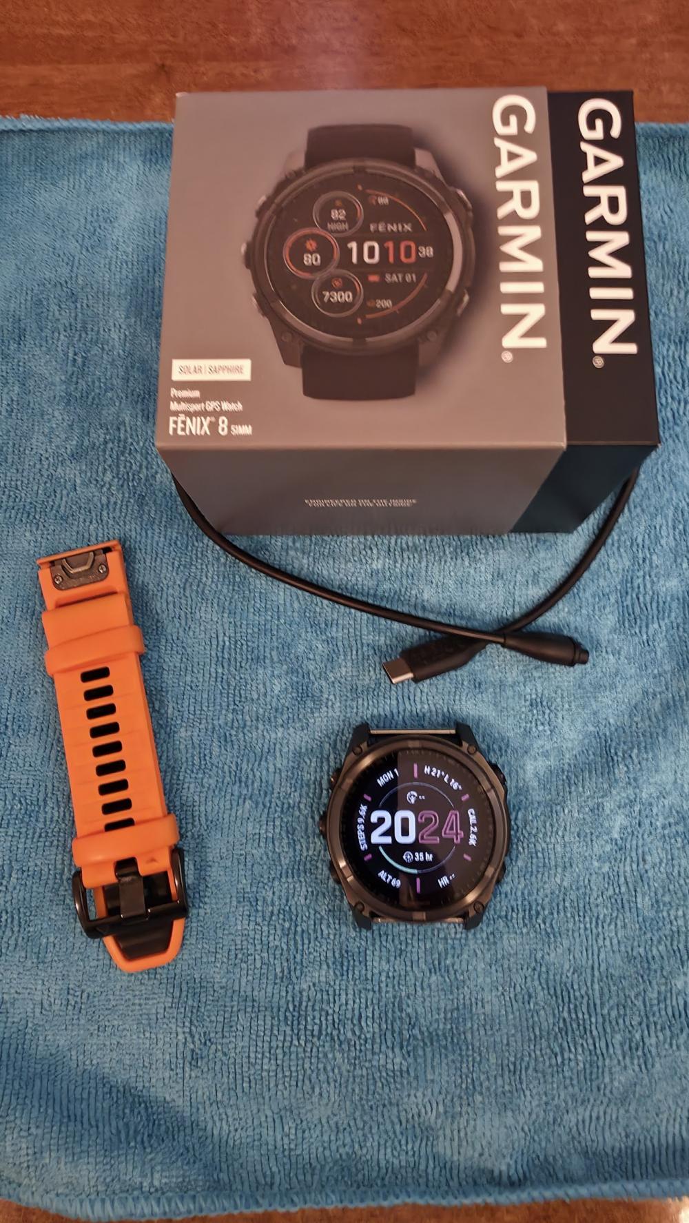 Fenix 8 Solar Sapphire 51mm Premium Multisport GPS