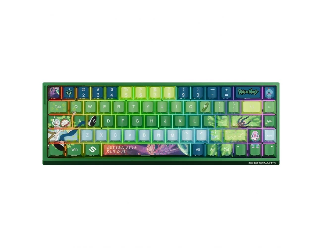 Spawn Rick and Morty mehanička gejmerska tastatura zelena