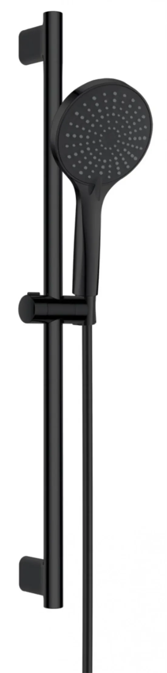 KLIZNA ŠIPKA SET COPEN 710MM MATT BLACK SA TUŠ RUČICOM, DRŽAČEM I CREVOM