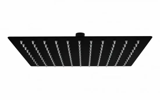 RUŽA TUŠA COPEN 300X300MM MATT BLACK S/S 304