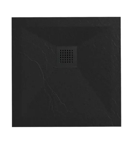 TUŠ KADICA COPEN SLATE BLACK 900X900X25