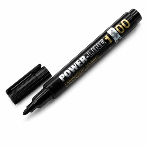 Permanentni marker okrugli vrh CRNI Power 1000 Line Plus