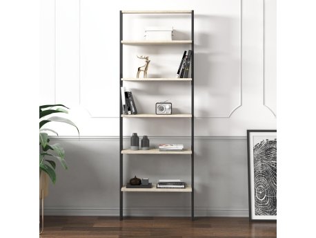HANAH HOME Polica za knjige Hero Travertine Anthracite
