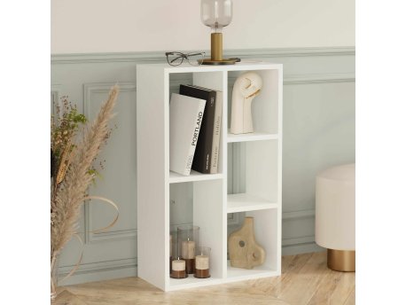 HANAH HOME Polica za knjige Monaco White