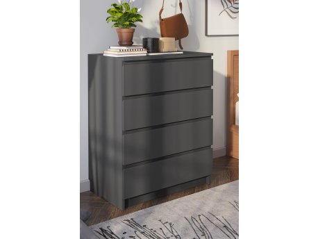 HANAH HOME Komoda Derinkuyu 4 Anthracite
