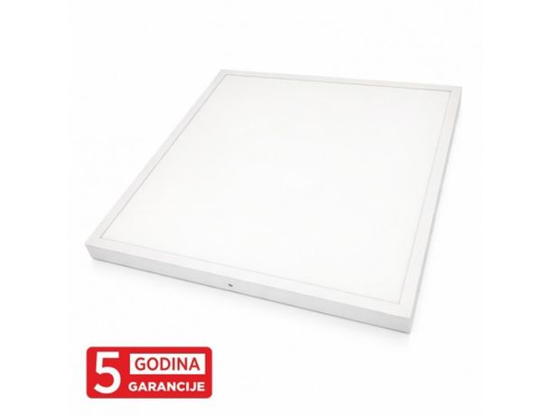 M203450-N-B 6500K nadgradni 600x600 backside light LED PANEL beli ram 20W 4000lm 220V Mitea Lighting