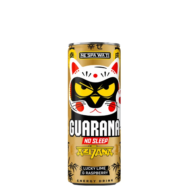 Guarana Energetsko Piće Azijana Lucky Lime & Raspberry 0,25l CAN