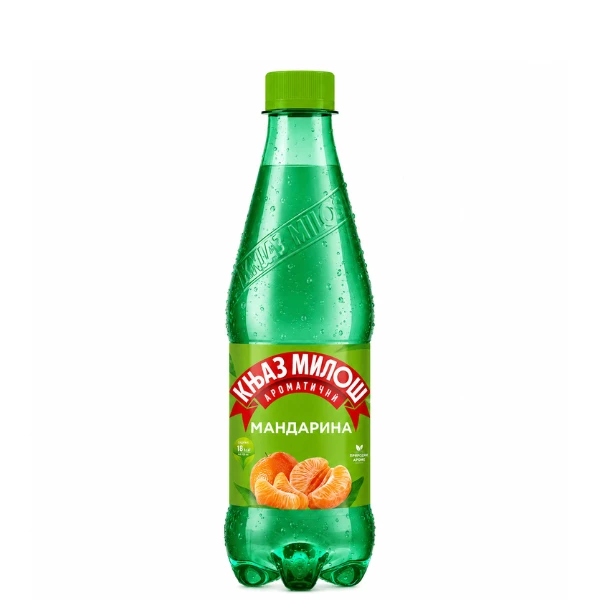 Knjaz Miloš Voda Gazirana Aromatična Mandarina 0,5l PET