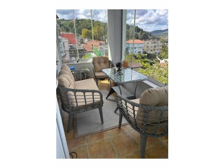 HANAH HOME Baštenska garnitura Manolya Beige Grey