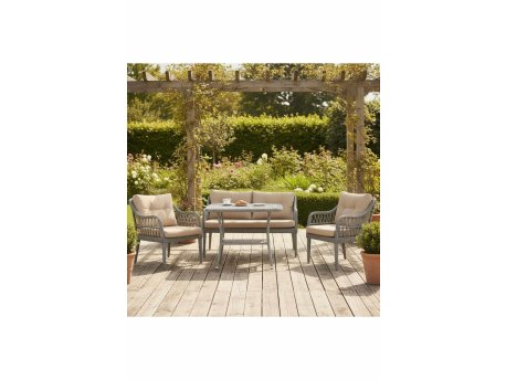 HANAH HOME Baštenska garnitura Fiori Beige