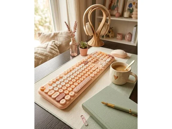 Moja Knjižara Set bežična tastatura i miš Lovely OP25157