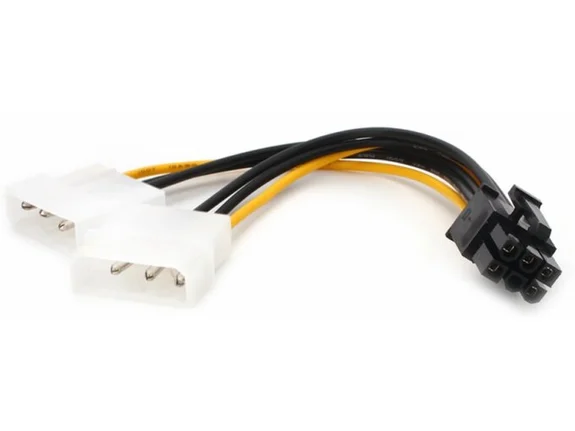 JWD Kabl PCI-E 2x MOLEX na 6 pina JWD-POWER9