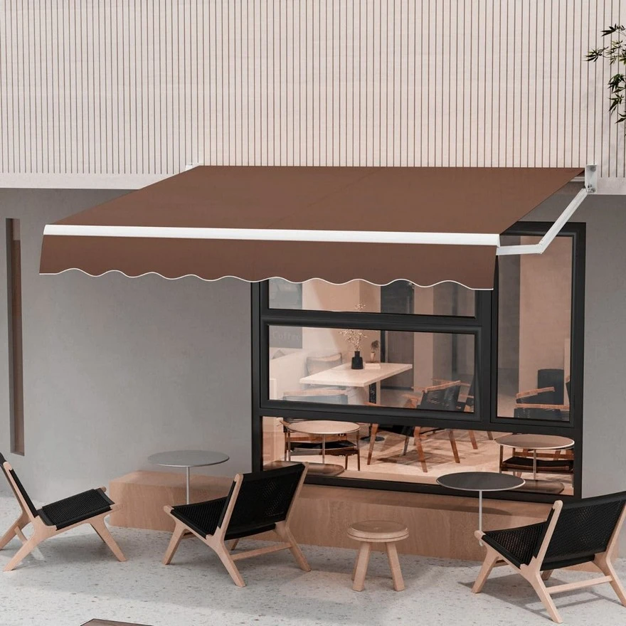 Balkonska tenda za terasu 300x250cm Braon