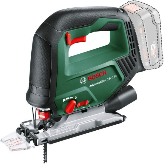 Akumulatorska ubodna testera Bosch AdvancedSaw 18V-140 Solo; bez baterije i punjača (0603013000)
