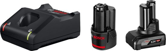 Bosch starter set baterije 1 x GBA 12V 4,0 Ah + 1 x GBA 12V 2,0 Ah + punjač GAL 12V-40 (1600A01NC9)