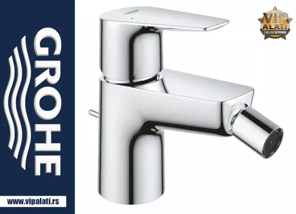BATERIJA ZA BIDE GROHE BauEdge New 2021 23331001 | Jednoručna slavina za bide