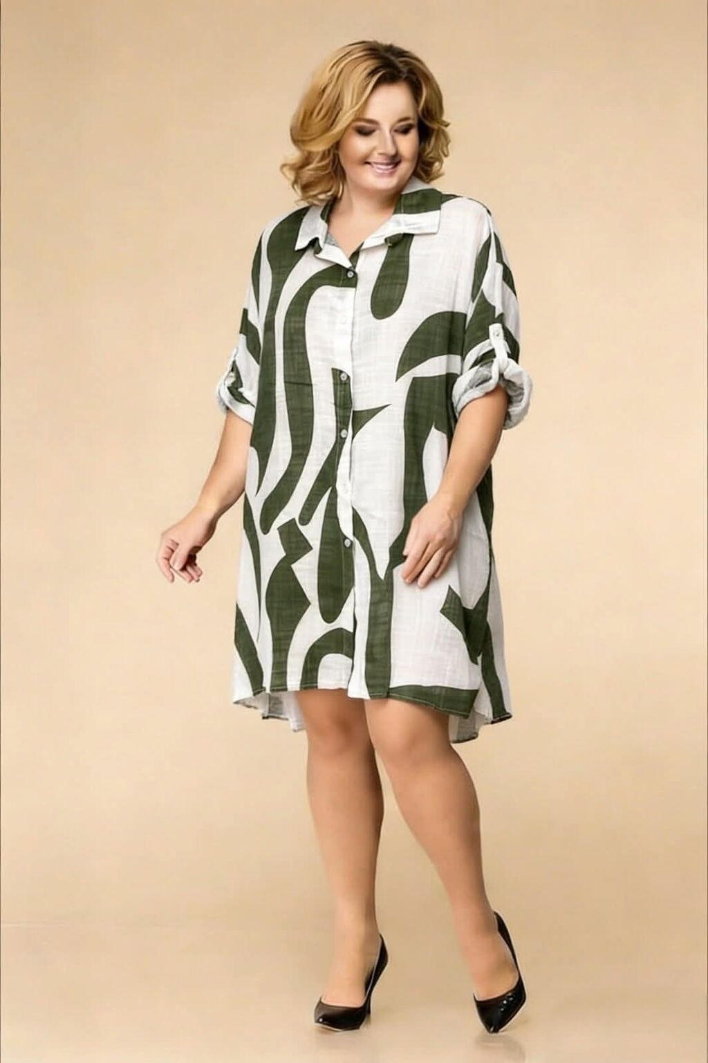 06. Košulje/haljine za punije 2XL 3XL 4XL 5XL Cena : 2.700 dinara H