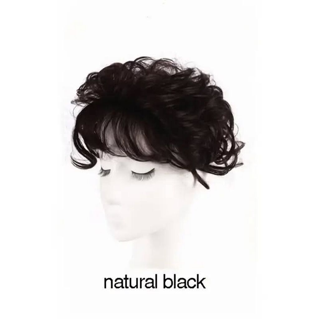 Topper/punđa sa šiškama – prirodnog izgleda - Tip: sintetički hair