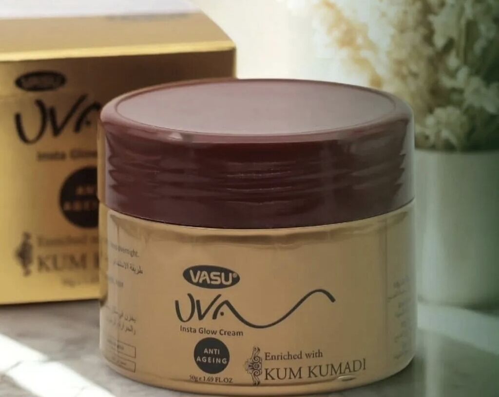 VASU UVA Insta Glow Cream – krema za trenutni sjaj kože, obogaćena Kum