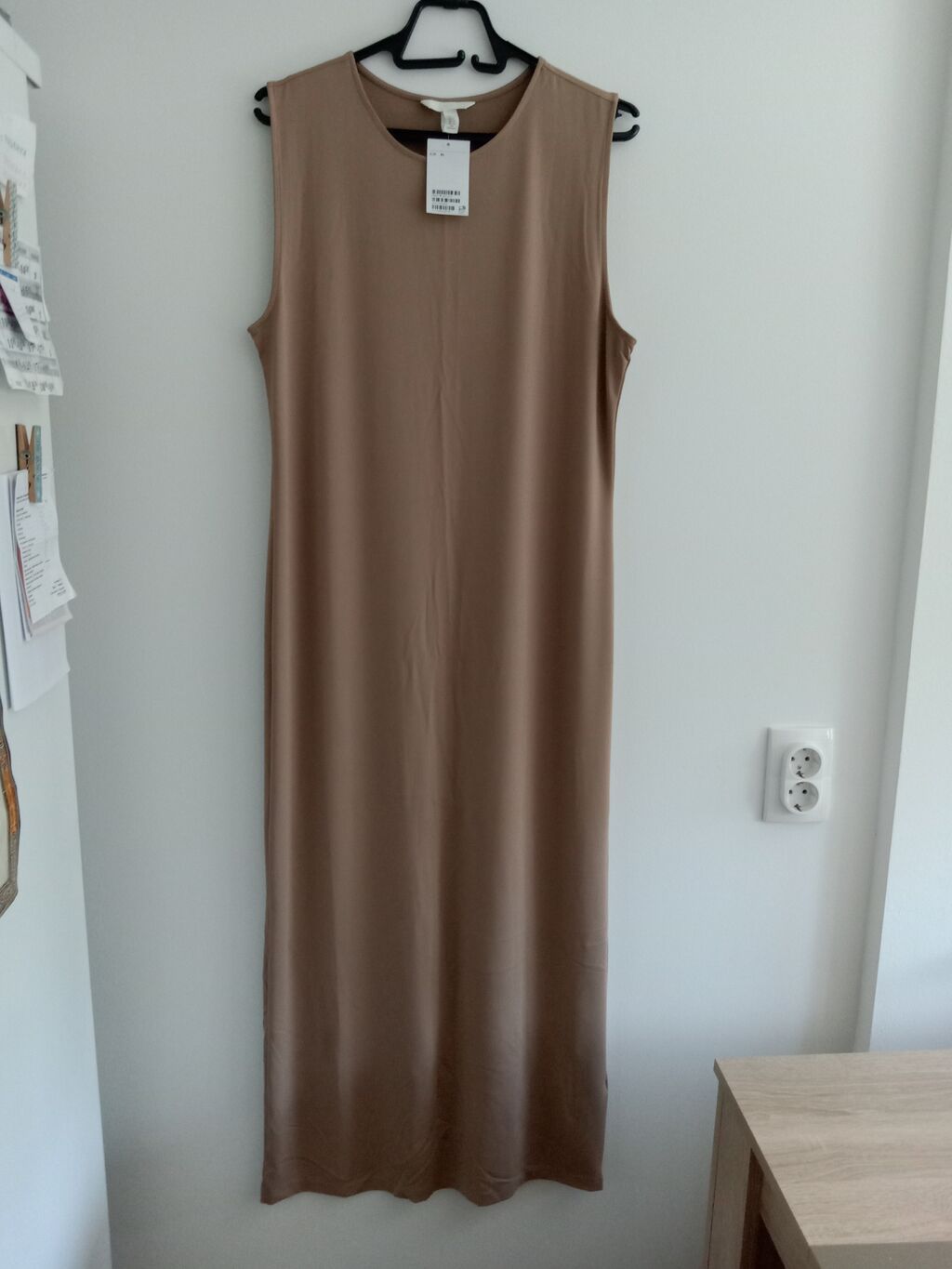 H&M duga haljina bez rukava – veličina XL,za komotno nošenje L