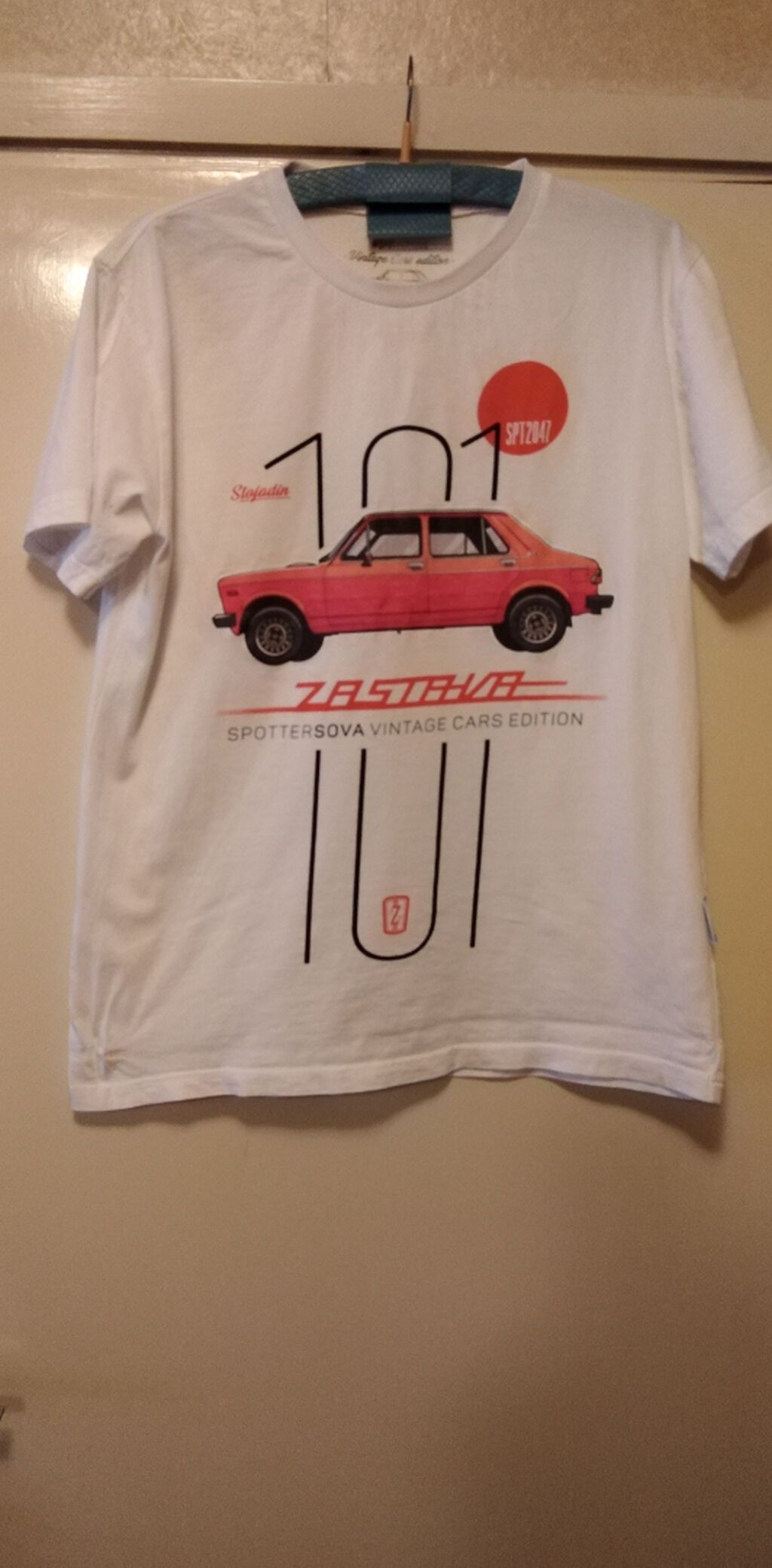 Muska majica Spottersova `Zastava 101` vel. M,malo flekava