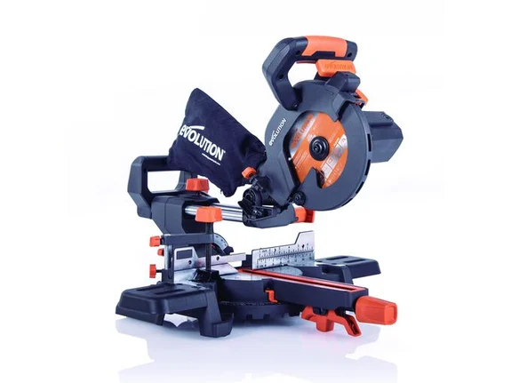 Evolution Ger testera 185mm Multi-Material Sliding Mitre Saw R185SMS+