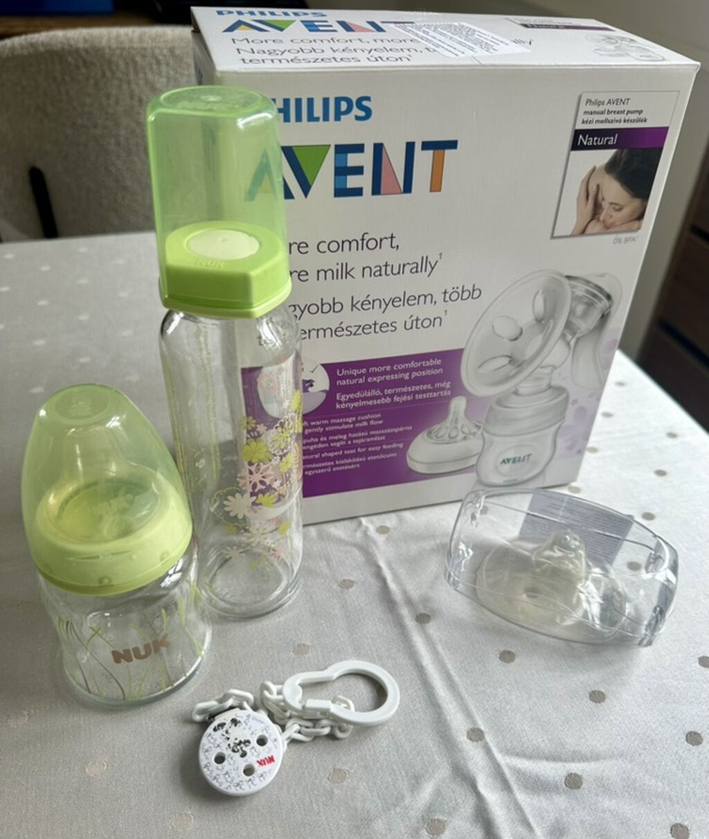 Philips AVENT Natural ručna pumpica za izmlazanje + dodatna oprema -