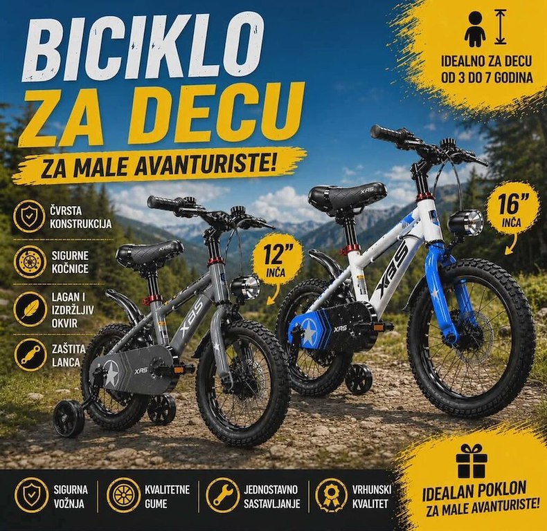    Biciklo za decu Tyron – idealan izbor za prve vožnje!       Cena: