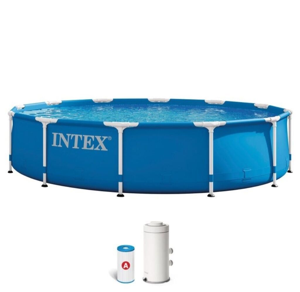 Intex Metal Frame Bazen 366 x 76 cm sa filterskom pumpom ✅ Novo