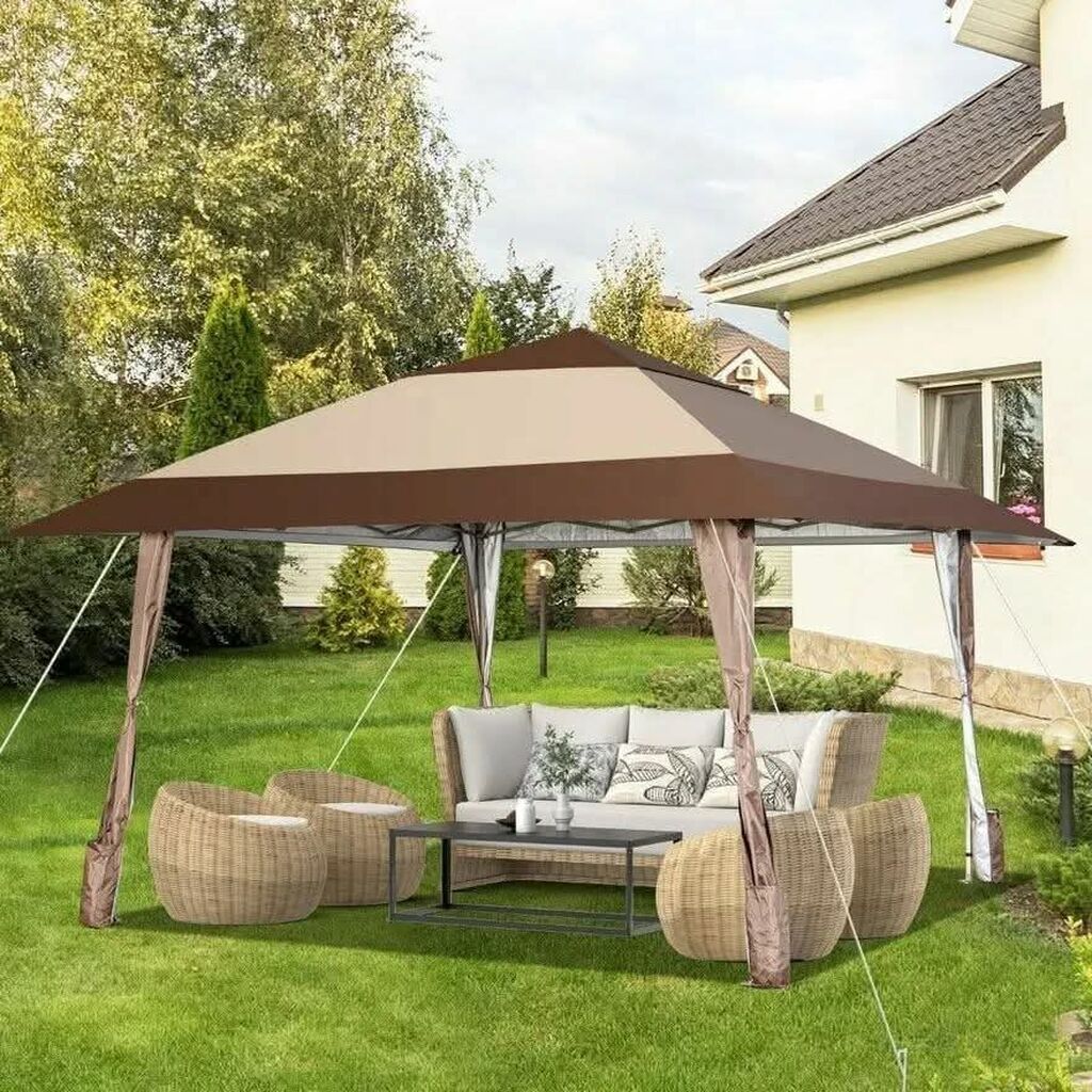 Paviljon sa mehanizmom za sklapanje 3,9 x 3,9 m - 21.200 din Krov od