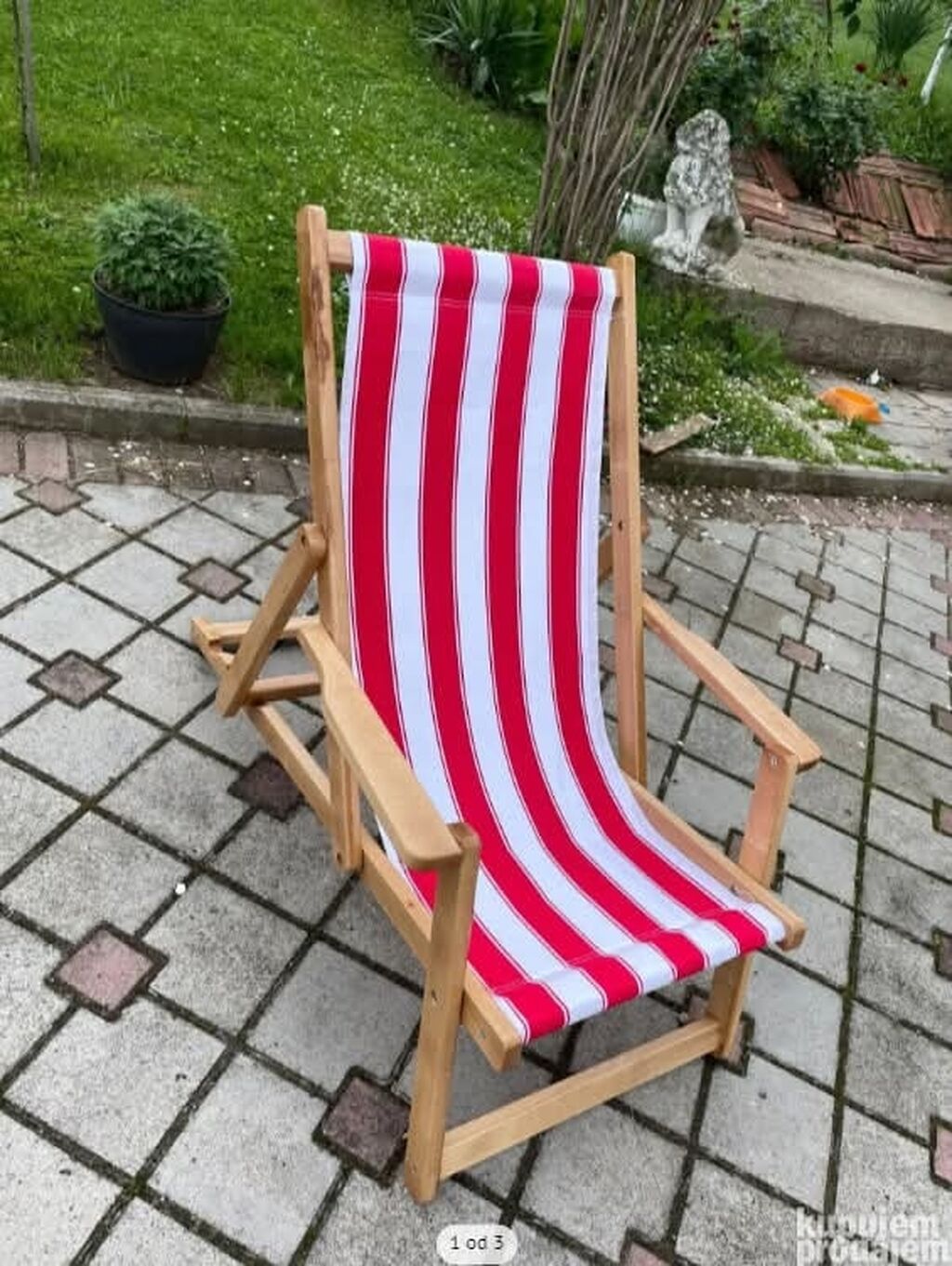 Lezaljke drvene sklopive 6500din komad E.1
