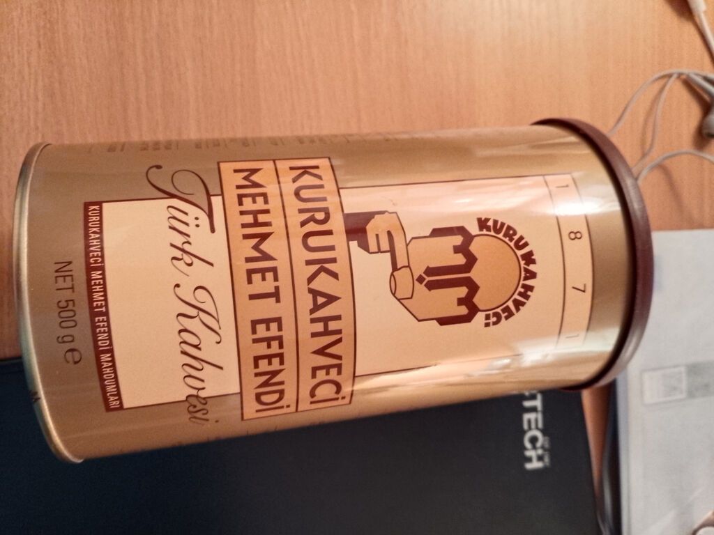 Metalna kutija od kafe Turk Kahvesi 500g Metalna kutija od kafe, i