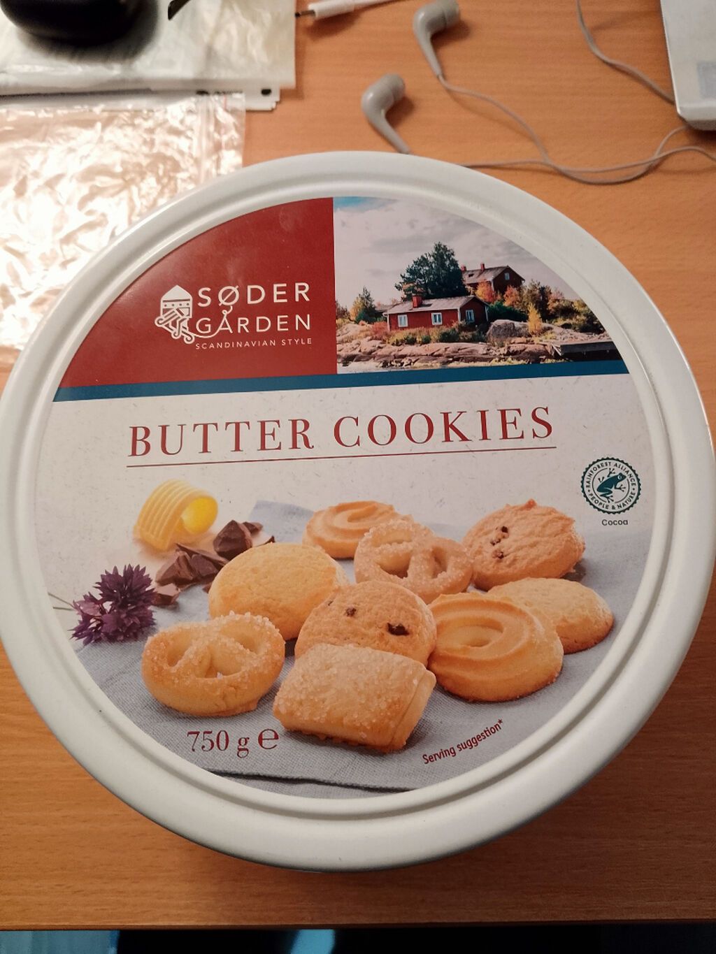 Metalna kutija BUTTER COOKIES SODER GARDEN