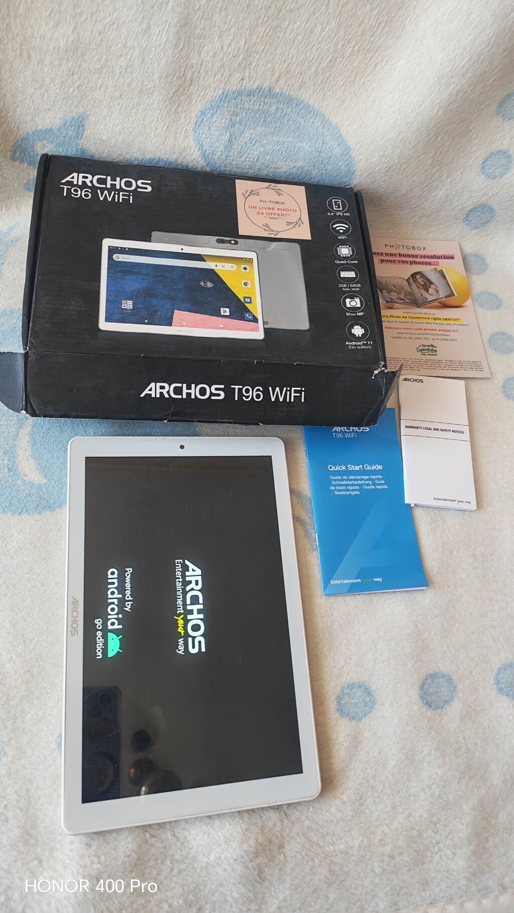 ARCHOS T96 WiFi tablet - Ekran: IPS HD - Povezivanje: Wi‑Fi -