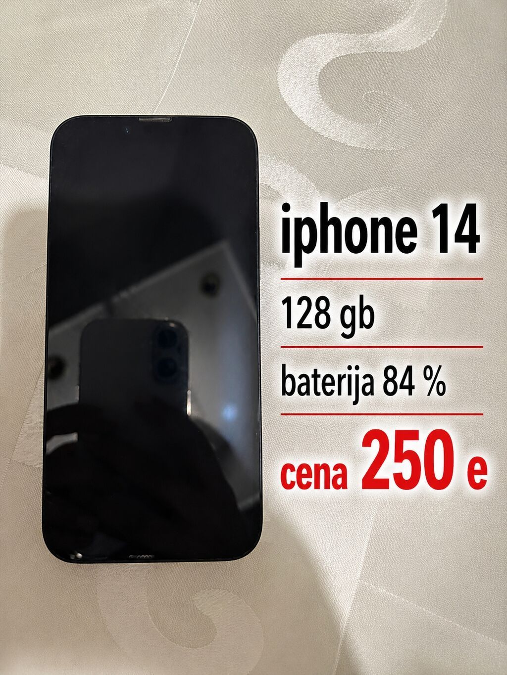 IPhone 14, 128 GB - Model: iPhone 14 - Interna memorija: 128 GB -