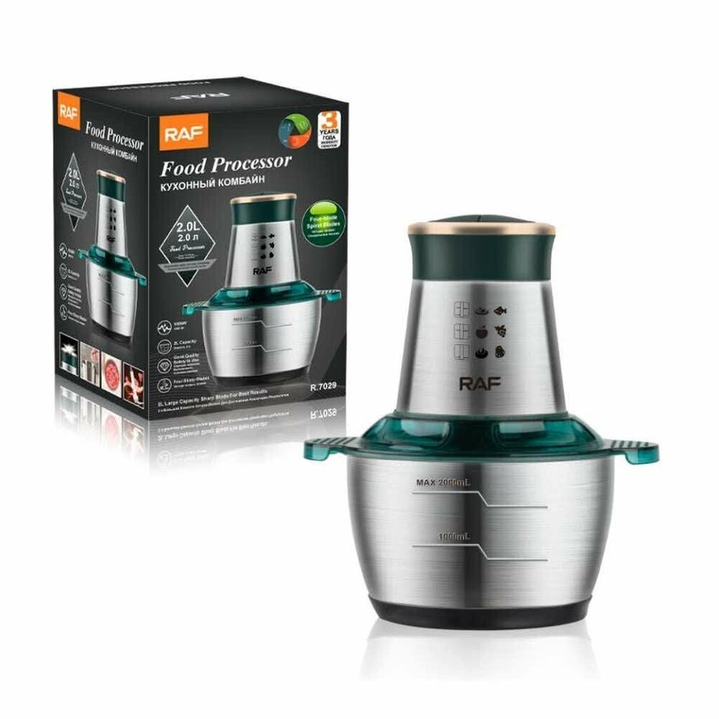 RAF R.7029 SECKALICA 2L 1000W Želite bržu pripremu hrane bez napornog