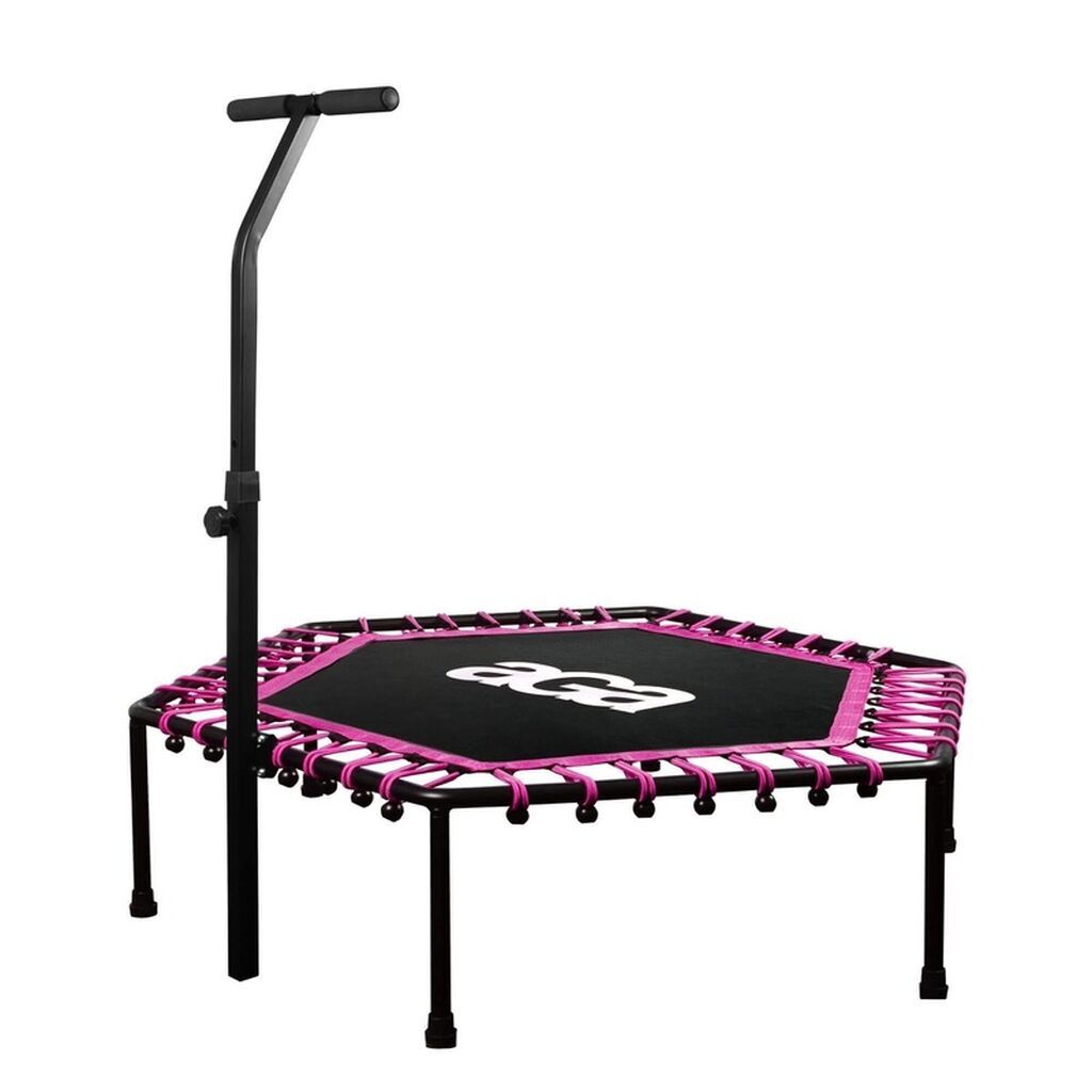 AGA FITNESS TRAMBOLINE 130 cm + ručka - 10400 din U ponudi roza