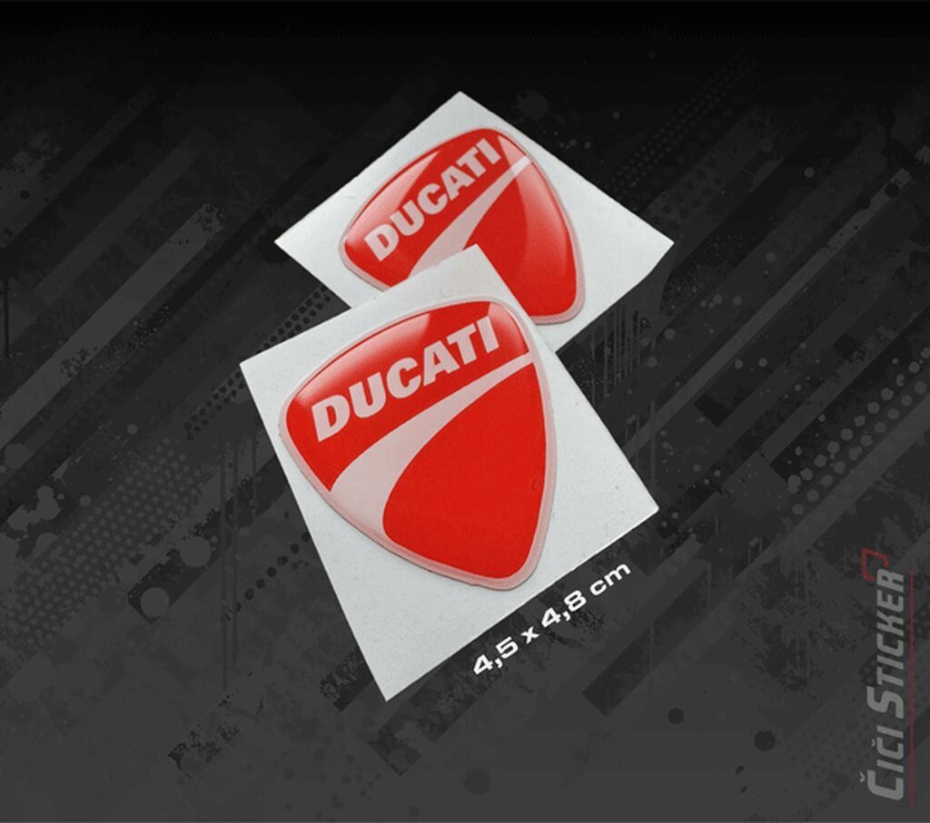 3D Stikeri Ducati znakovi - Stikeri za motore - 2803 Unapredite