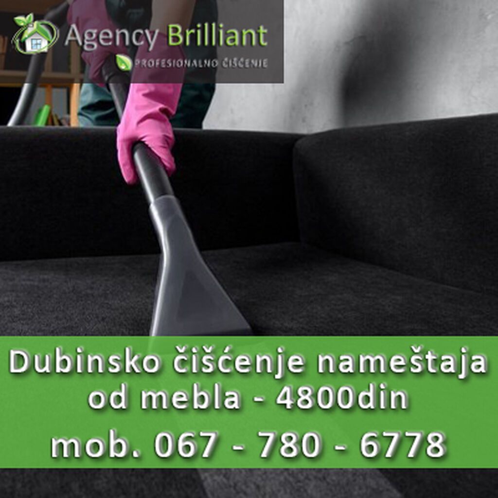 Dubinsko čišćenje nameštaja od mebla 6000 rsd Dubinsko čišćenje