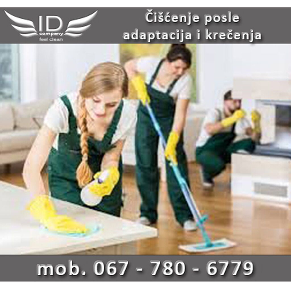 Čišćenje posle adaptacija i krečenja Agencija za čišćenje ID company