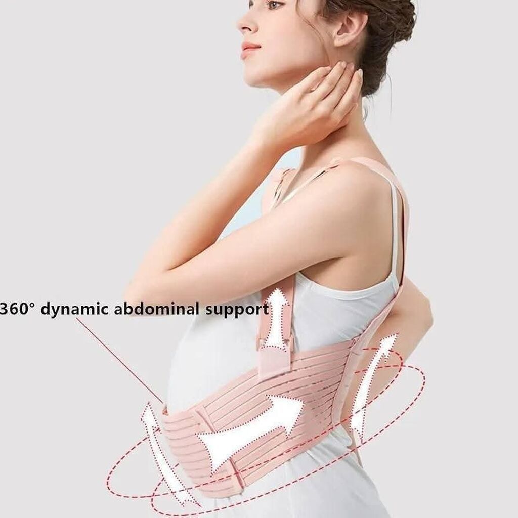 Anatomski pojas za trudnice sa naramenicama, koji služi kao ortopedsko