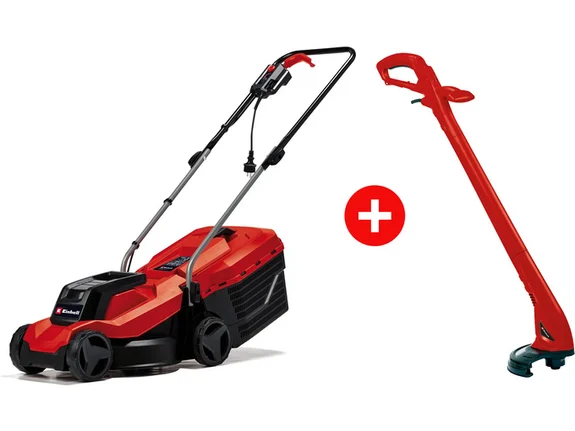 Einhell Električna kosačica za travu GC-EM 1000/32 + Električni trimer za travu GC-ET 2522