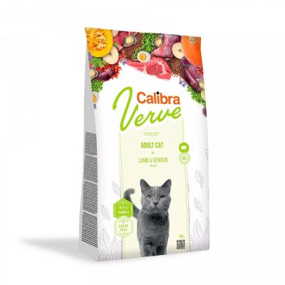 Calibra Cat Verve Grain Free Adult jagnjetina & Divljač 8+ 3,5kg